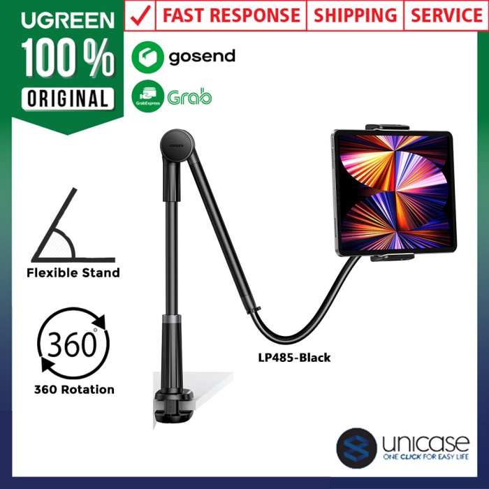 Jual iPad Tablet Holder UGREEN Foldable Gooseneck Tripod Handphone ...