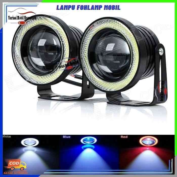 Jual Lampu Led Foglamp Depan Lampu Kabut Fogh lamp Bulat Variasi Mobil ...
