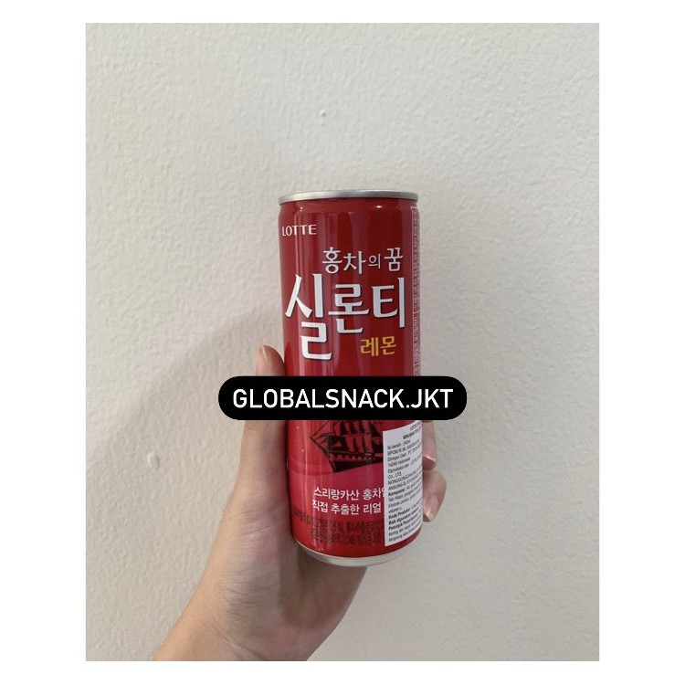 Jual Lotte Ceylon Lemon Tea Korean Drink 240ml | Shopee Indonesia