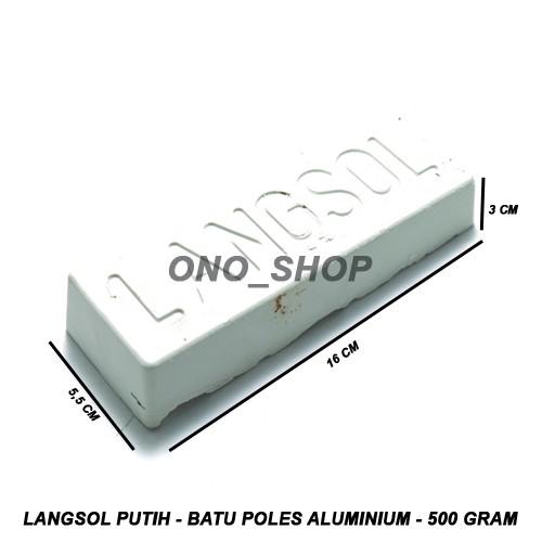 Jual Langsol Putih - Batu Poles Aluminium - 500 Gram | Shopee Indonesia