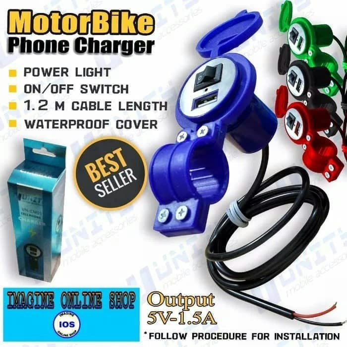 Jual UNITY Charger Motor UN CM01 GOJEK,MOTOR | Shopee Indonesia