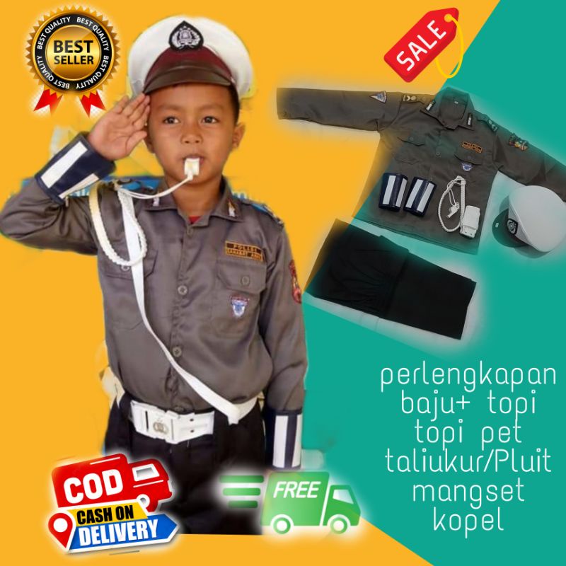 Jual BAJU POLISI ANAK / BAJU ANAK LAKI LAKI / BAJU ANAK PEREMPUAN ...