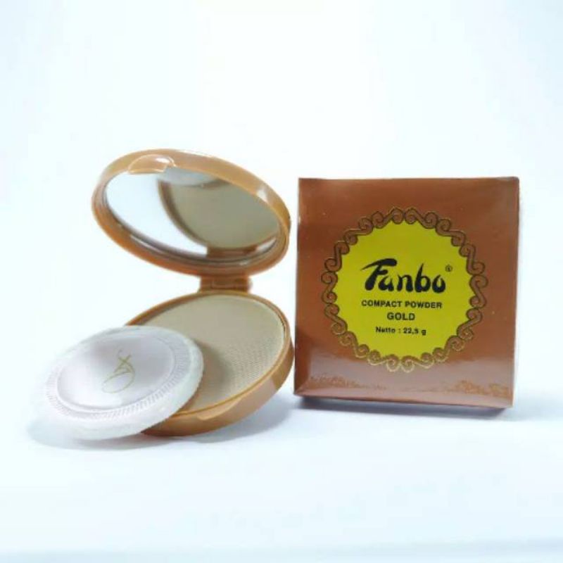 Jual fanbo compack powder gold 22.5gram | Shopee Indonesia