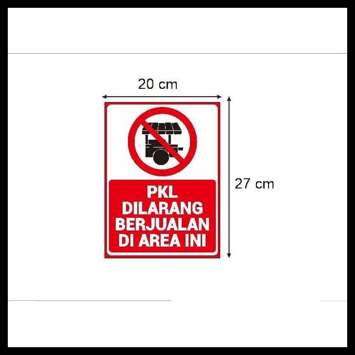 Jual Stiker Vinyl Himbauan Tanda Sign Rambu Pkl Dilarang Masuk ...