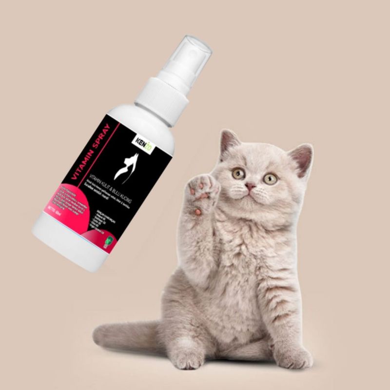 Jual Vitamin Bulu Kucing Spray 60ML Penumbuh dan Anti Rontok Bulu ...