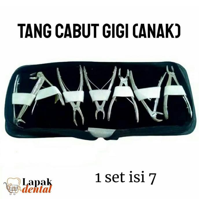 Jual Tang Cabut Gigi Anak (For Child) / set dental forcep tooth ...