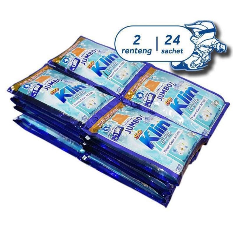 Jual So Klin Liquid Sachet Jumbo 1 Renceng / 2 Renceng 14 saset | ready ...