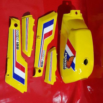 Jual Bodyset honda win Tangki honda win set kuning | Shopee Indonesia