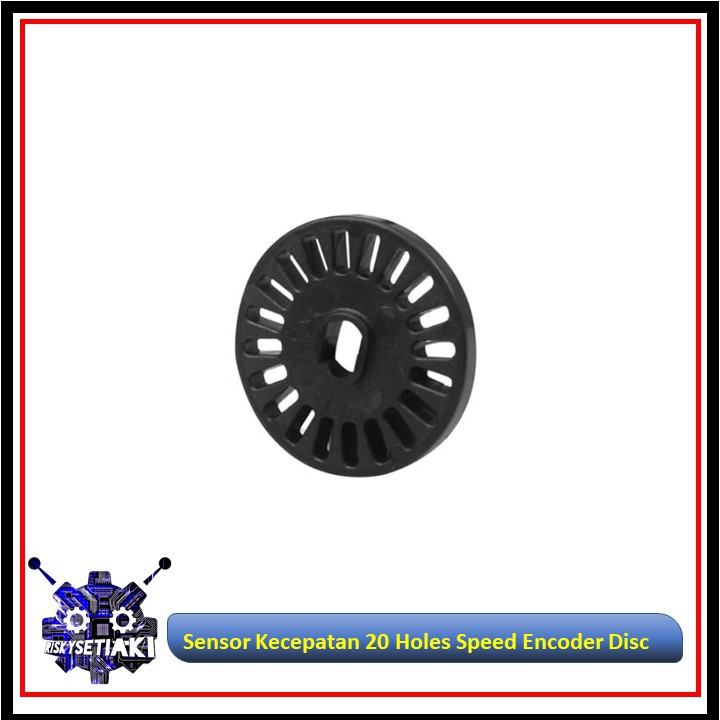 Jual Speed Encoder Disc Sensor Kecepatan 20 Holes DC Motor Wheel ...