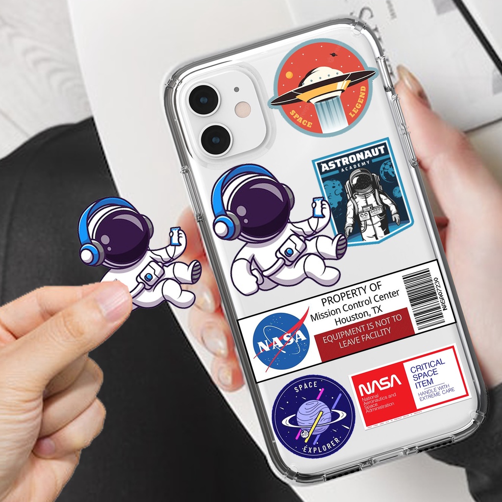 Jual Stiker Case Handphone waterproof Laminasi Doff Nasa series ...