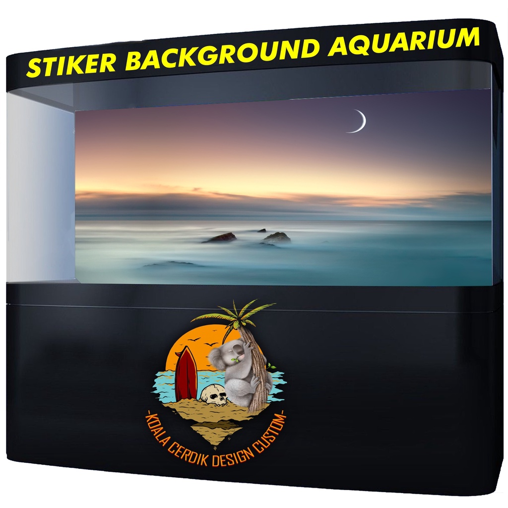 Jual Sticker Bacground Aquarium Luar Desain Landscape | Shopee Indonesia
