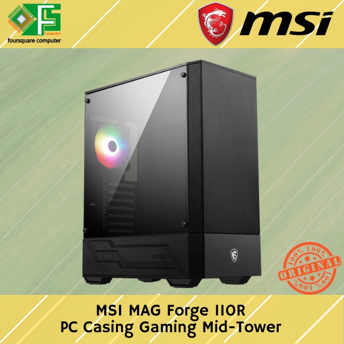 Jual PC Casing MSI MAG Force 110R Case CPU Komputer ATX Acrylic Side ...