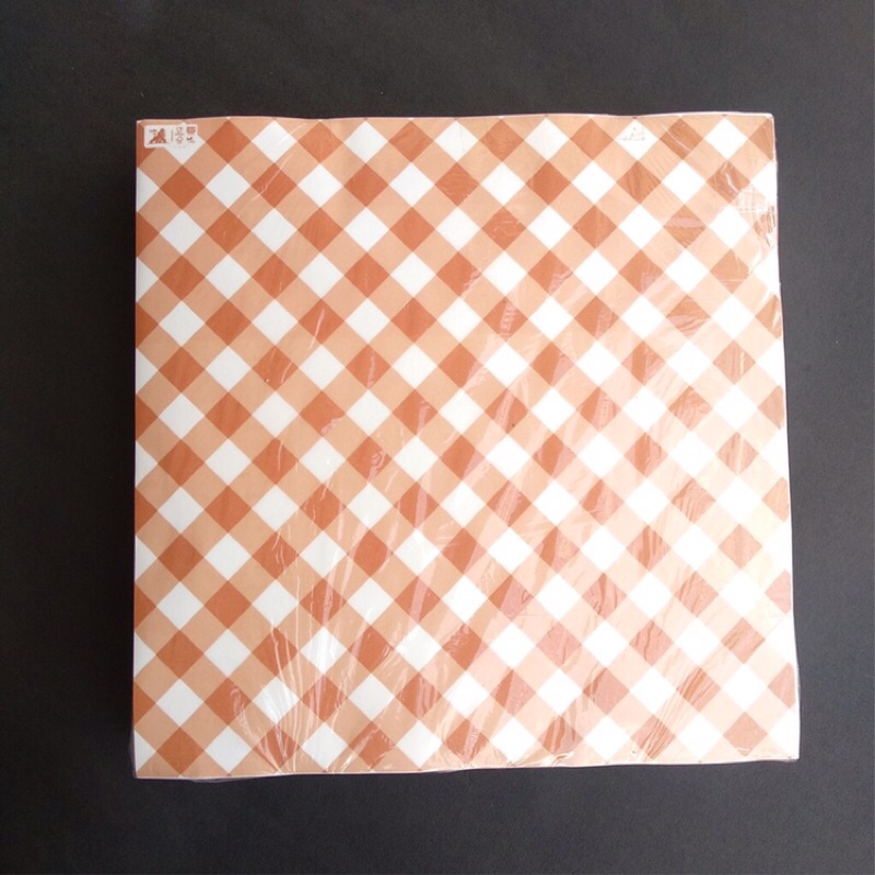 Jual Kertas roti// Kertas toti motif kotak kotak // kertas roti ...