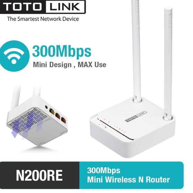 Jual Brightϟ Router Wireless N Mini 300Mbps - TOTOLINK N200RE | Shopee ...