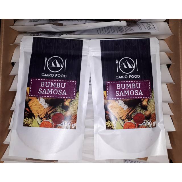 Jual BUMBU SAMOSA CAIRO FOOD 100GR / Samosa Seasoning / Samosa Instan ...