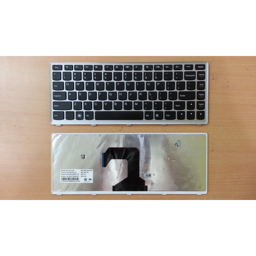 Jual KEYBOARD LAPTOP LENOVO U410 - Black | Shopee Indonesia