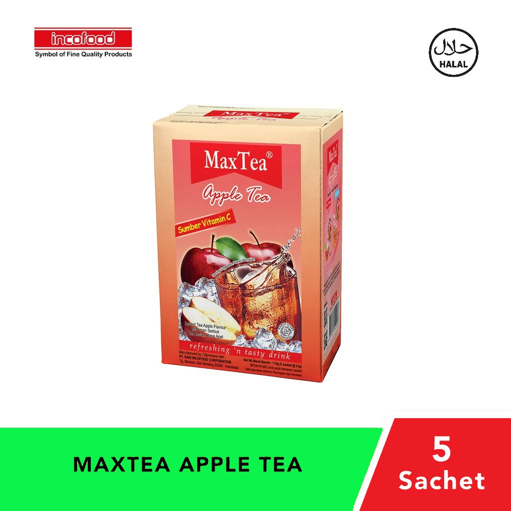 Jual MaxTea Apple Tea (5 sachet) | Shopee Indonesia