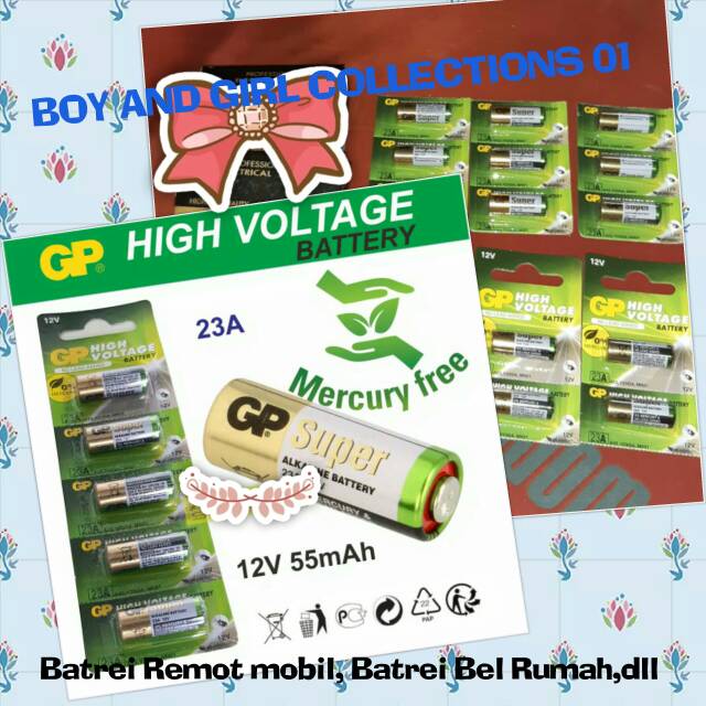 Jual Battery GP Super Alkaline Model : 23A 12V | Shopee Indonesia