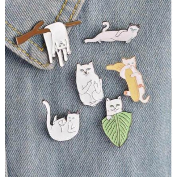 Jual Bros Pin Enamel Kucing / Cat Series | Shopee Indonesia