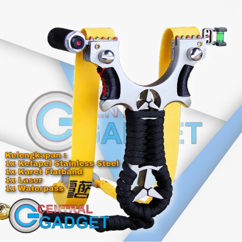 Jual Slingshot Ketapel Stainless Steel Ketapel Besi Alat Berburu Ikan ...
