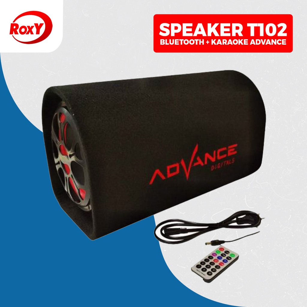 Jual Speaker Aktif Bluetooth T102 + Karaoke ADVANCE | Shopee Indonesia