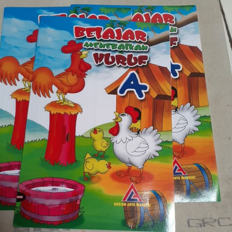 Jual Buku Menebalkan Huruf PAUD/TK/RA | Shopee Indonesia