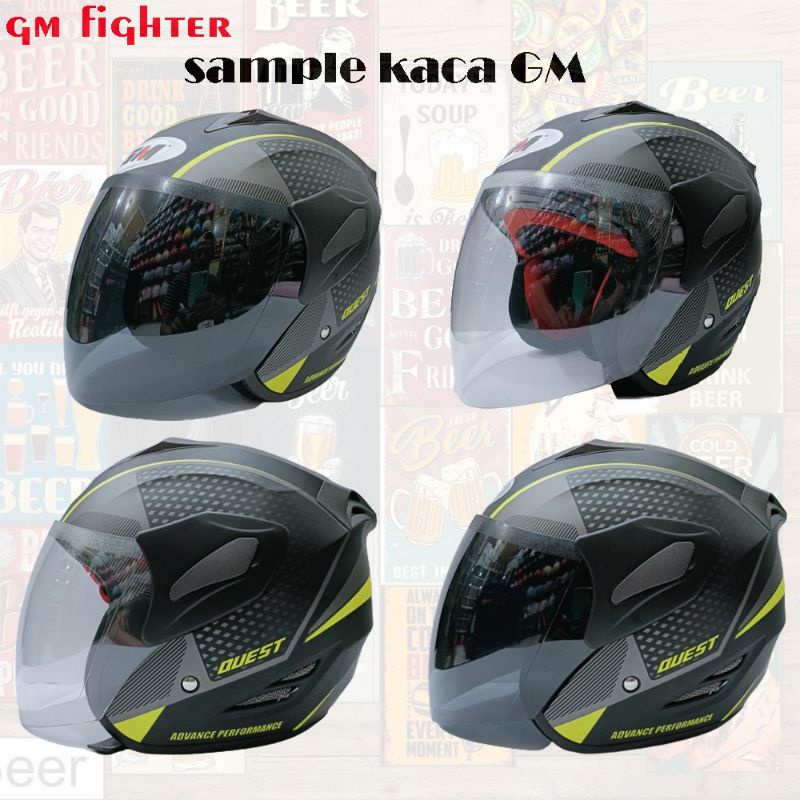 Jual Kaca Visor Helm GM Evolution Kaca helm shope food GM Figther DAISO ...