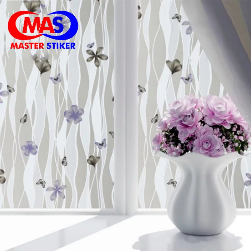 Jual Stiker kaca pintu/jendela rumah motif minimalis L-120 | Shopee ...