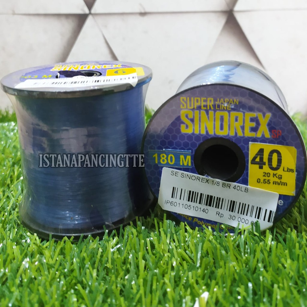 Jual SENAR SINOREX 1/8 COLOR PUTIH DAN BIRU SUPER JAPAN LINE ORIGINAL ...