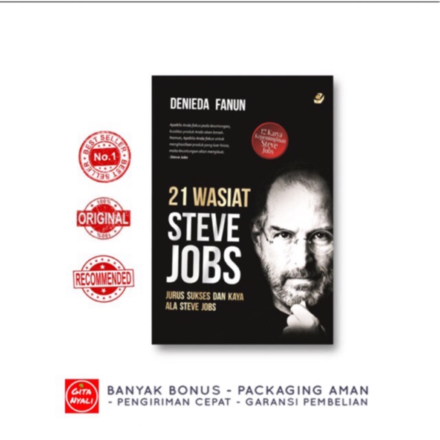 Jual 21 WASIAT STEVE JOBS Jurus Sukses dan Kaya ala Steve Jobs | Shopee ... Jual 21 WASIAT STEVE JOBS Jurus Sukses dan Kaya ala Steve Jobs | Shopee ...