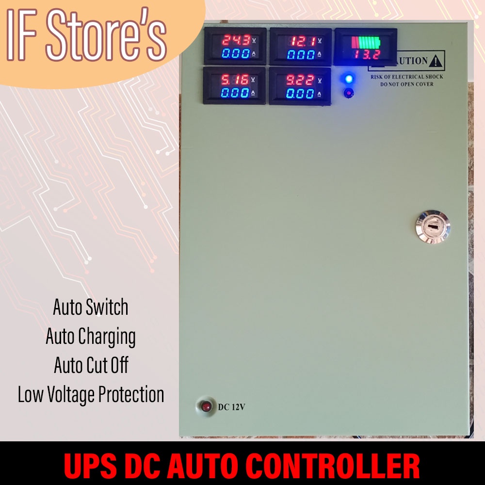 Jual UPS DC 24V 10A 5V 8A AUTO SWITCH CONTROLLER | Shopee Indonesia