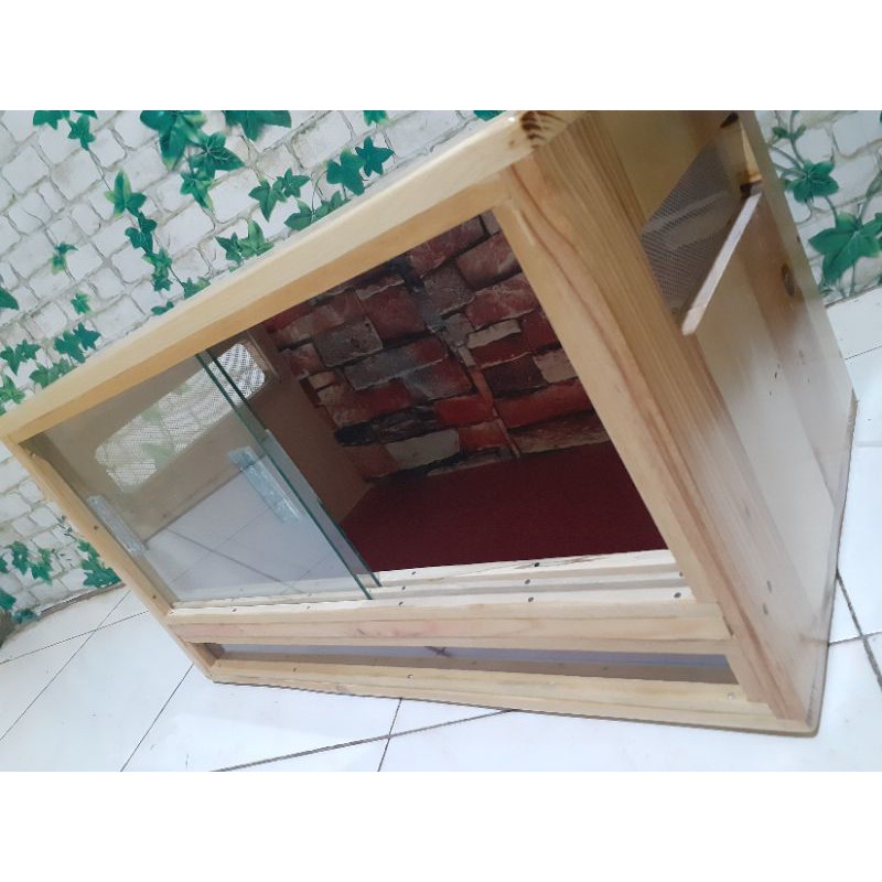 Jual terrarium reptil/kandang ular/iguana/kadal | Shopee Indonesia