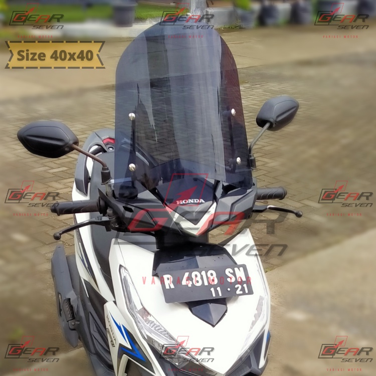 Jual Windshield Motor Universal Rayben ukuran 35cm x 40cm Visor Tameng ...