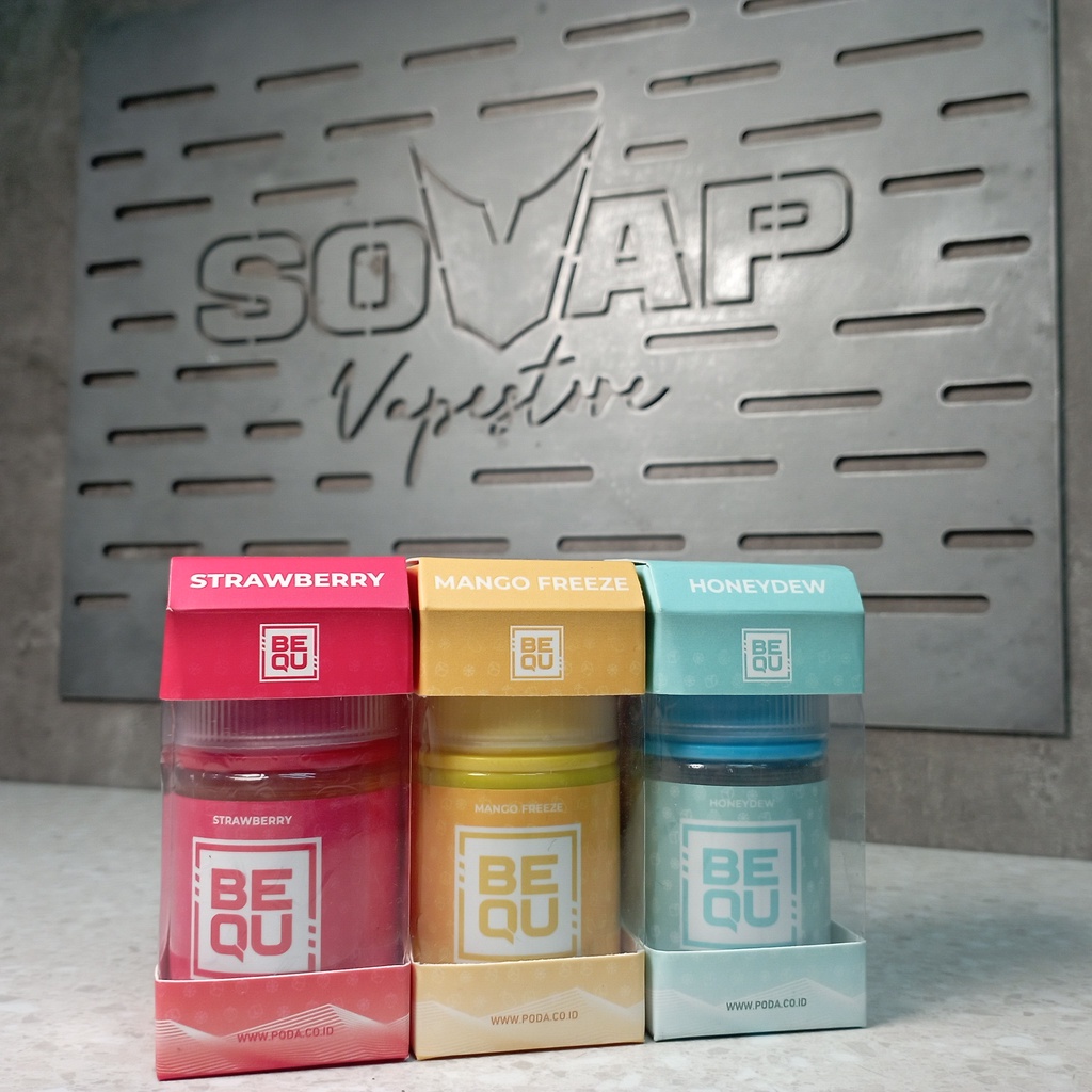 Jual Bequ Strawberry , Mango , Honeydew , Pomegranate 3mg 60ml | Shopee ...