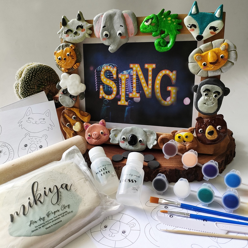 Jual DIY Clay Kit / Clay Set / Kreasi Mainan Clay / SING ! | Shopee ...