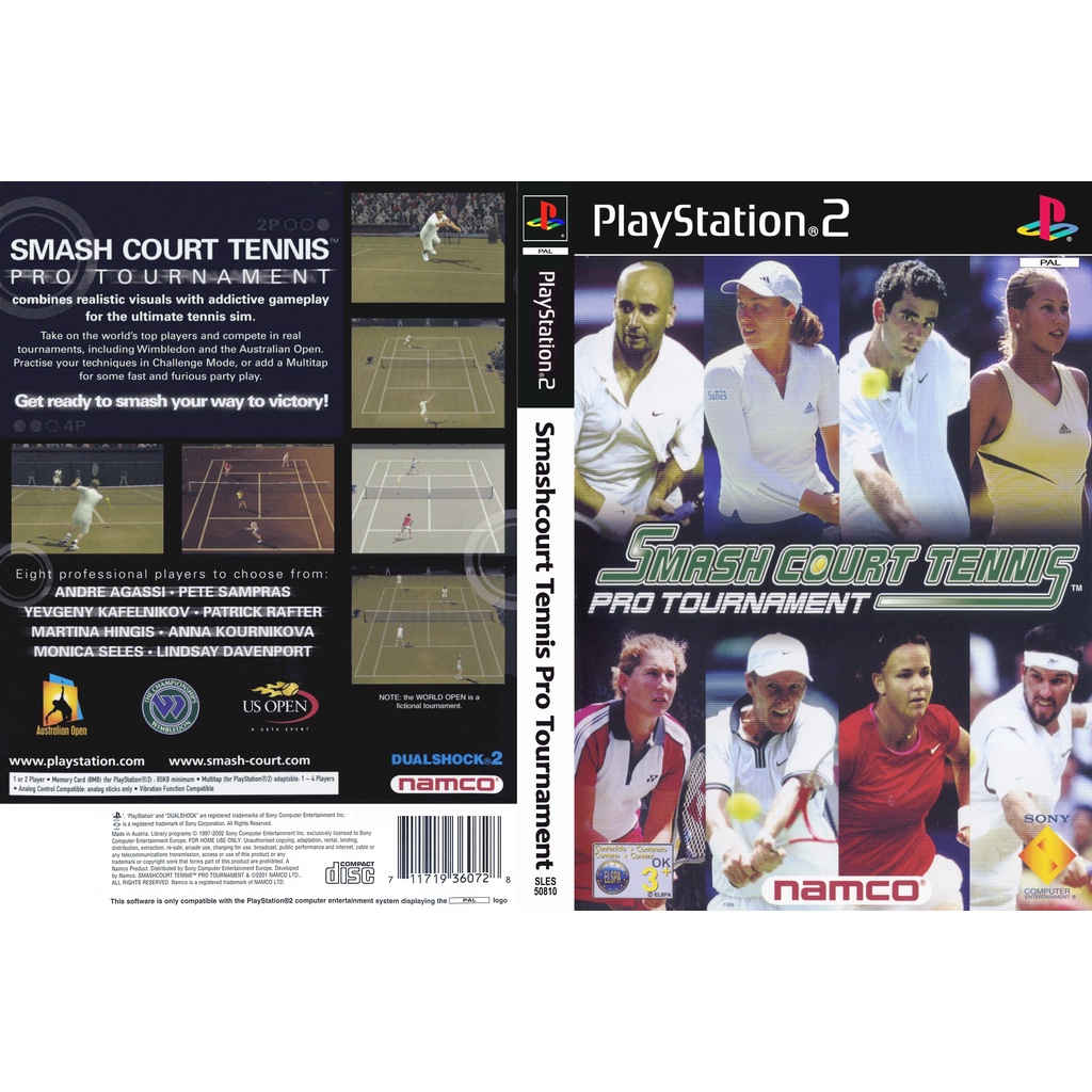 Jual Kaset Ps2 Game tennis smash court tenis pro tournament | Shopee ...