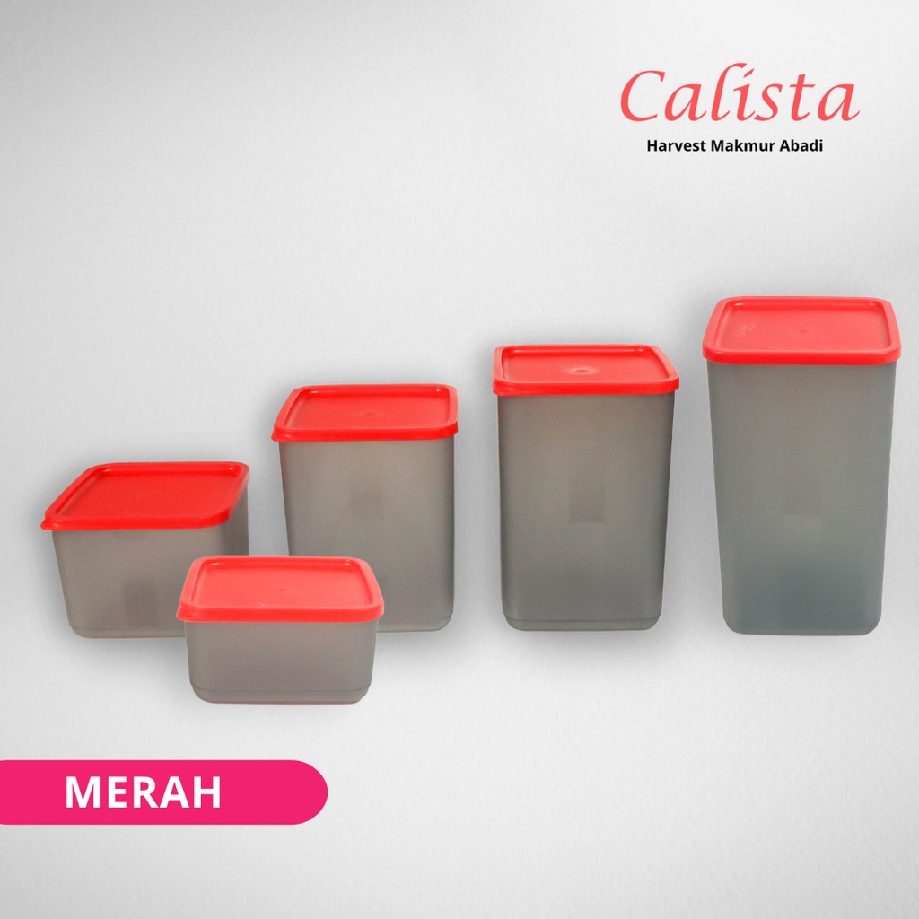 Jual [CALISTA] FOOD KONTAINER SET ASAHI ISI 5 - WADAH MAKANAN SET KEDAP ...