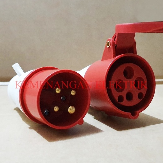 Jual FORT MOBILE SOCKET MOUNTING + PLUG 4 PIN 3 PHASE 16A SET WATERPROOF | Shopee Indonesia