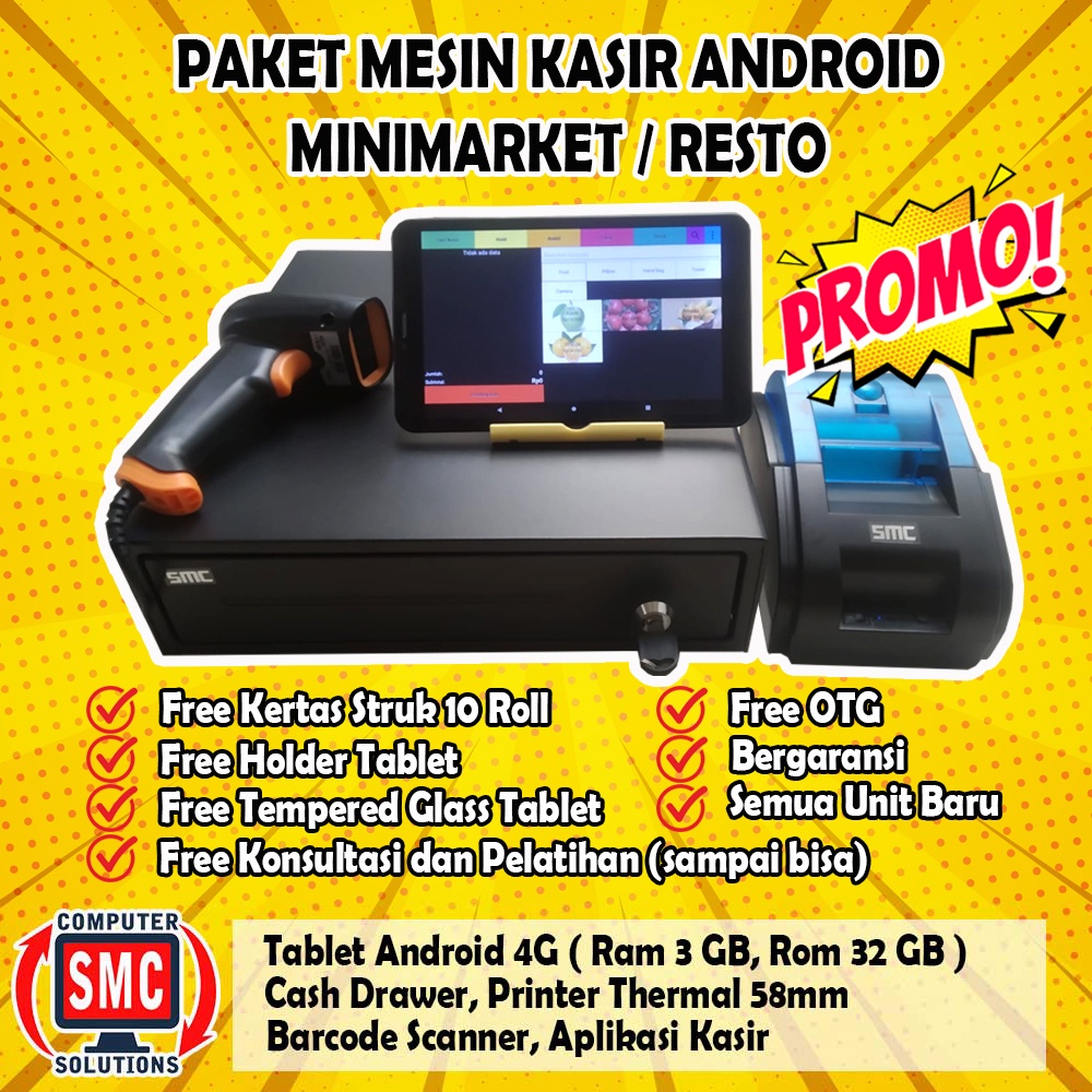 Jual Mesin Kasir Android Siap Pakai Terlaris untuk Semua Jenis Usaha | Shopee Indonesia