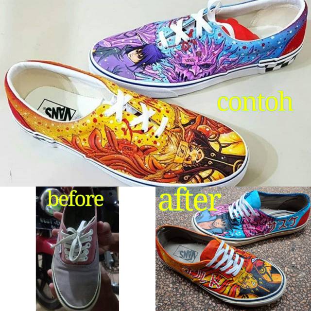 Jual SEPATU LUKIS PAINTING SHOES JASA LUKIS SEPATU SEPATU CUSTOM ...