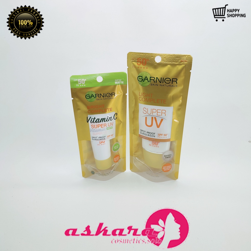 Jual Garnier Super UV Spot Proof Sunxcreen SPF 50+ / Garnier Light ...
