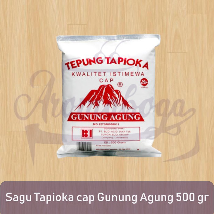 Jual Sagu tapioka cap gunung agung 500 gram | Shopee Indonesia