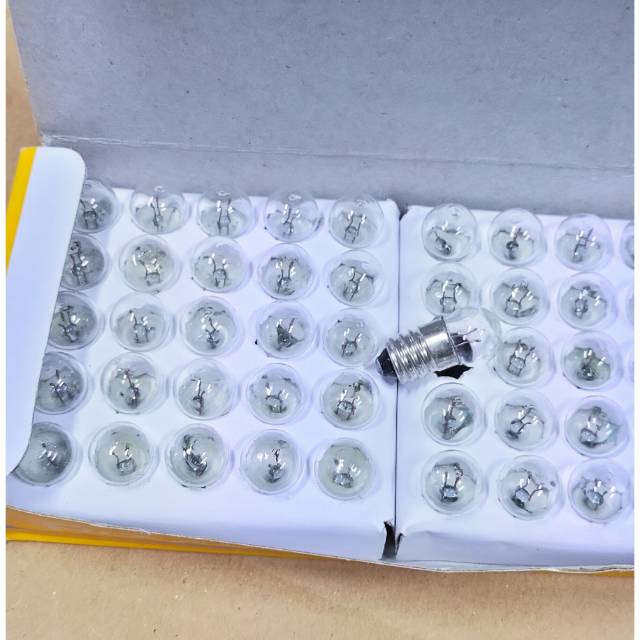 Jual Bohlam senter 2.5 drat lampu senter fiting E10 | Shopee Indonesia