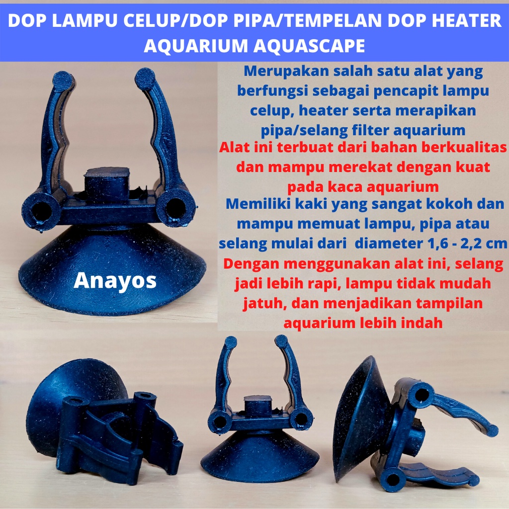Jual Dop Lampu Celup / Dop Pipa / Tempelan Dop Heater Aquarium ...
