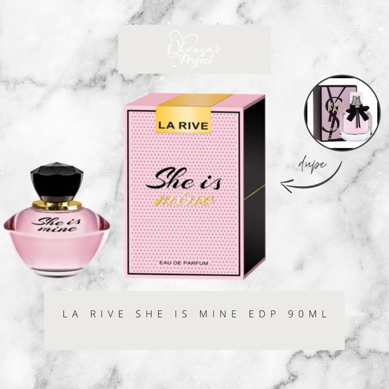 Jual La Rive EDP She Is Mine Woman 90ml parfum wanita | Shopee Indonesia