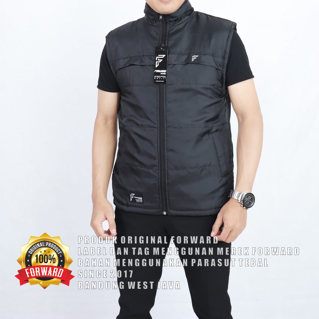 Jual Jaket Rompi Forward Perasut Bodyvest Pria Vest Motor Bikers Murah ...