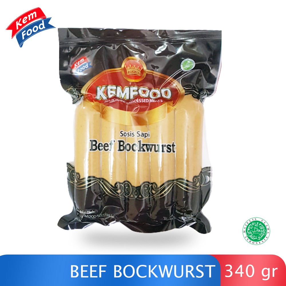 Jual Kemfood Beef Bockwurst - Sosis Sapi 340 gr | Shopee Indonesia