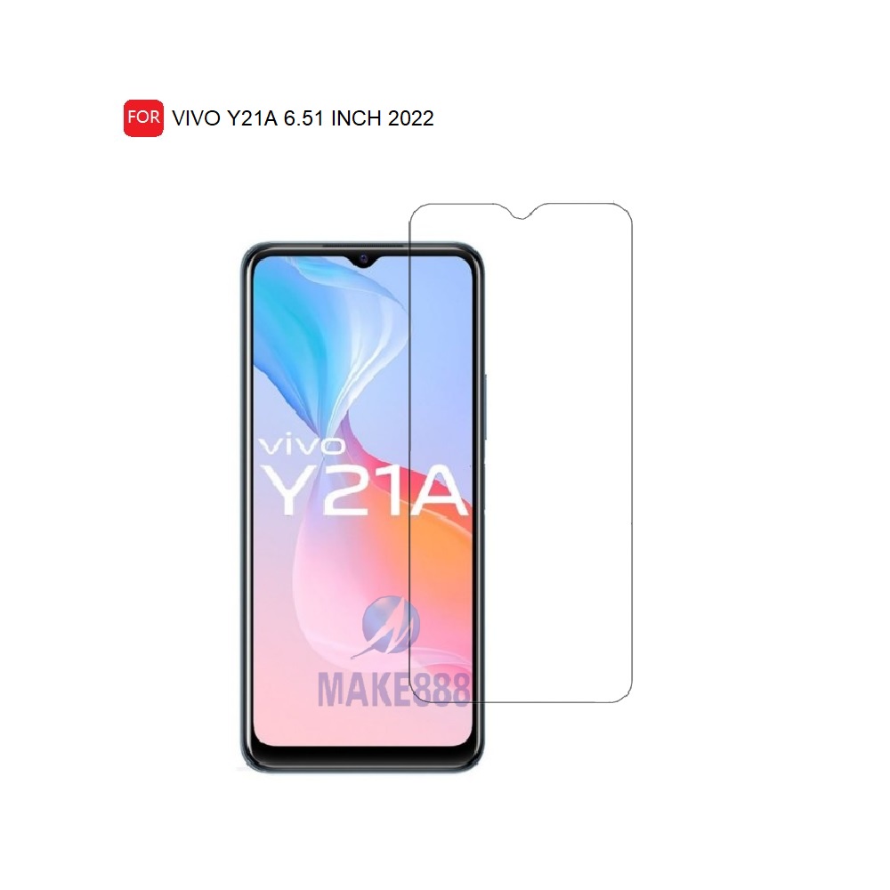 Jual Tempered Glass FOR VIVO Y21A 6.51 INCH 2022 Screen Guard Anti Gores Kaca Bening + Free ...