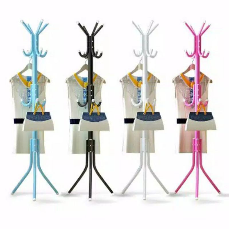 Jual Stand Hanger Gantungan Baju Jaket Gantungan Tas Helm Rak Topi Rak ...