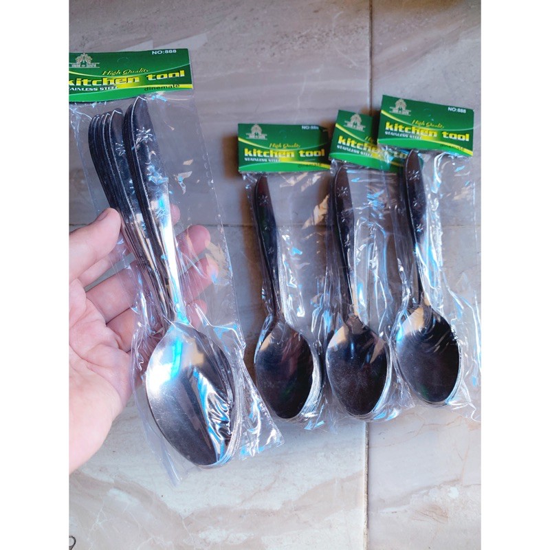 Jual Sendok Stainless 12pcs / Sendok Makan / Sendok 18gr Murah / Sendok ...